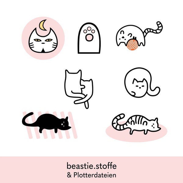 Plotterdatei katze - Etsy.de