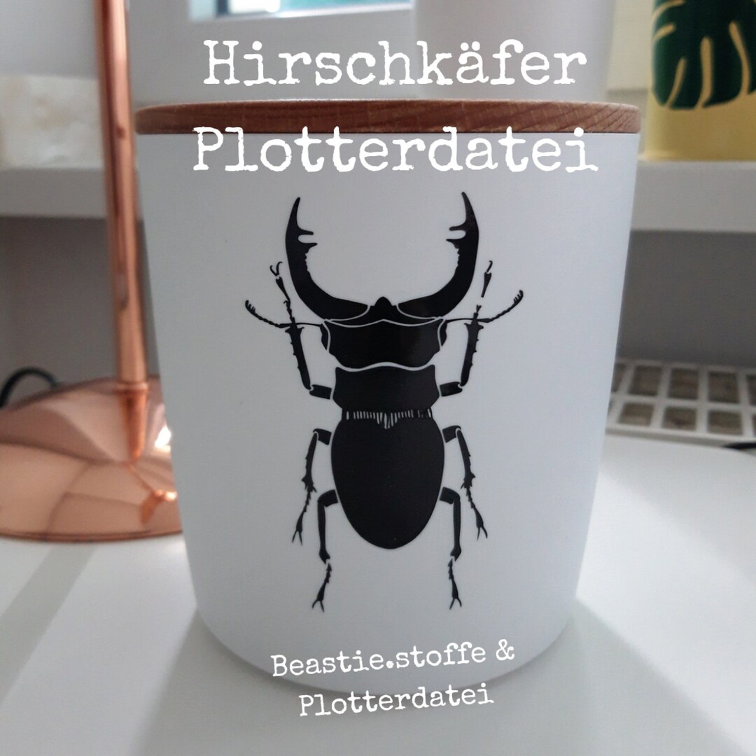 Plotter File Beetle Stag Beetle Dxf Gsp Png Svg - Etsy