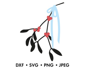 Plotterdatei mistelzweig - Etsy.de