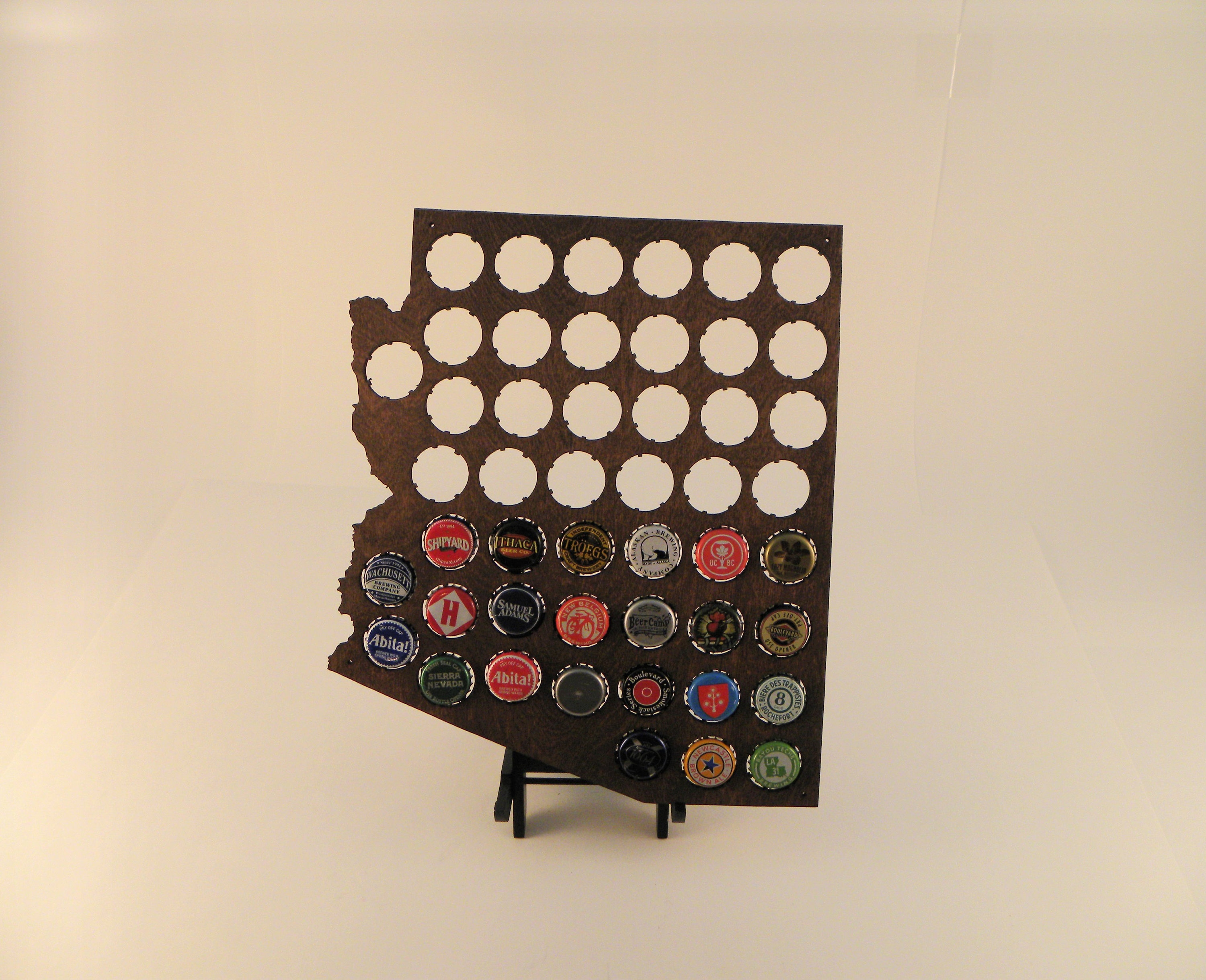 Arizona Beer Cap Map - Etsy
