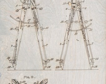 Drafting Compass Patent Print - Etsy