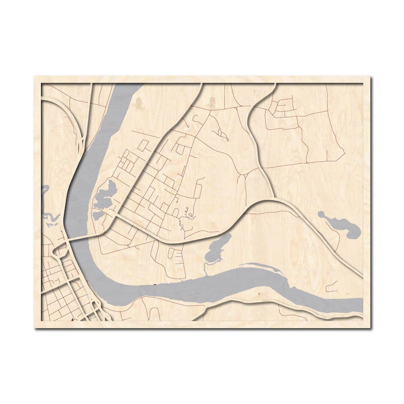 Portland, Ct City Map - Etsy