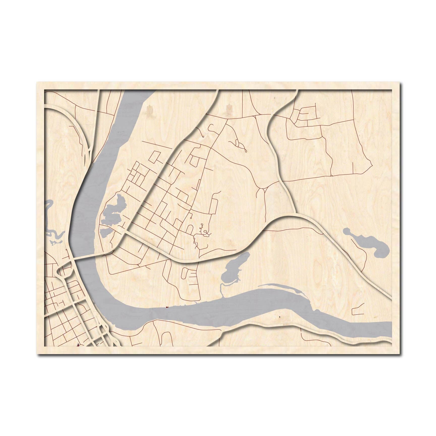 Portland, Ct City Map - Etsy