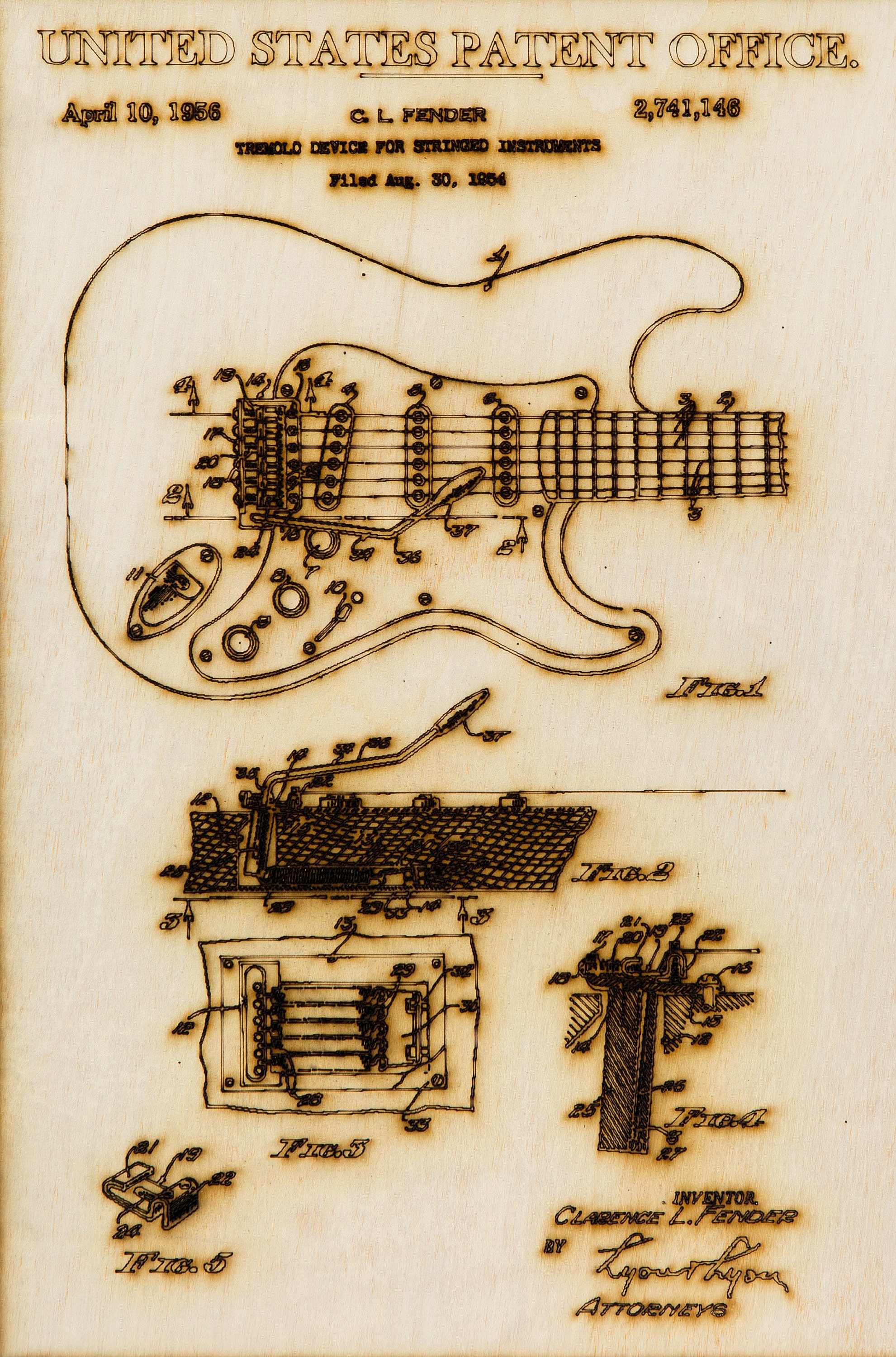 Fender Patent Print - Etsy