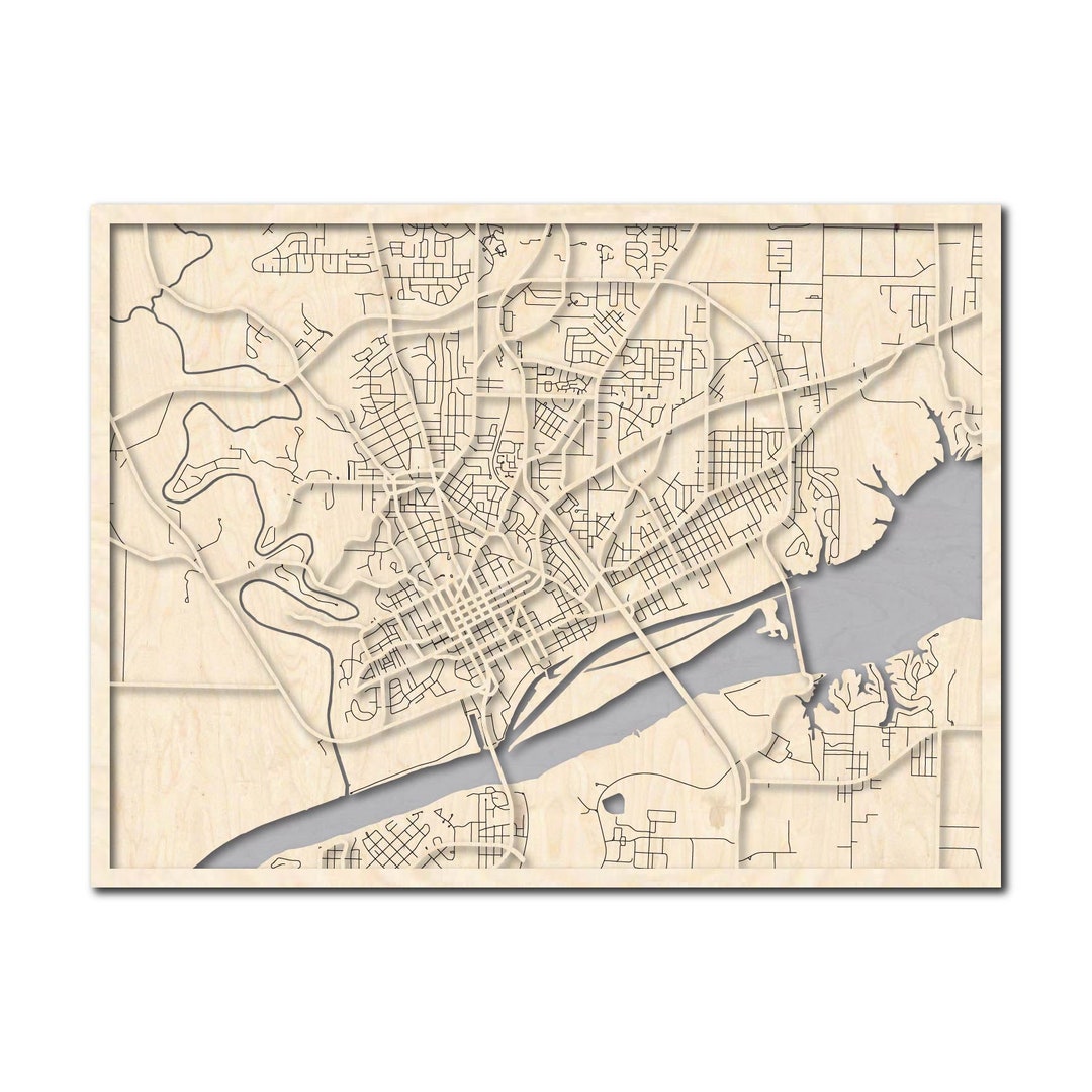 Florence, Al City Map - Etsy