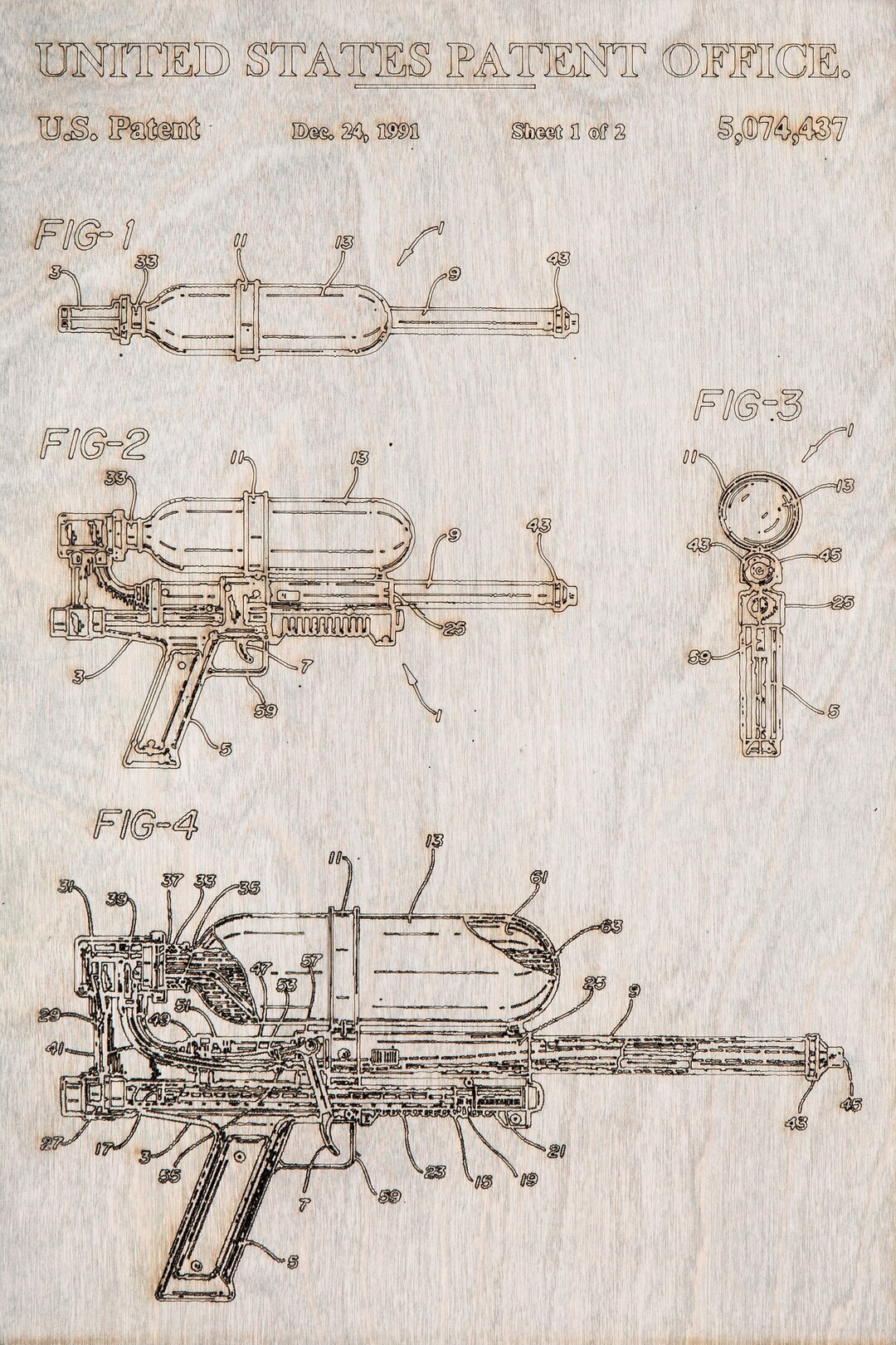 Super Soaker Patent Print - Etsy