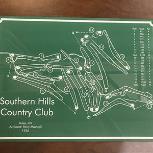 Sweetens Cove Golf Course Map - Etsy