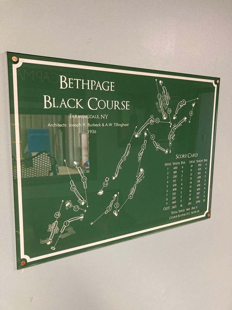 Pine Needles Golf Course Map - Etsy