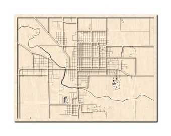 Beatrice Ne Map - Etsy