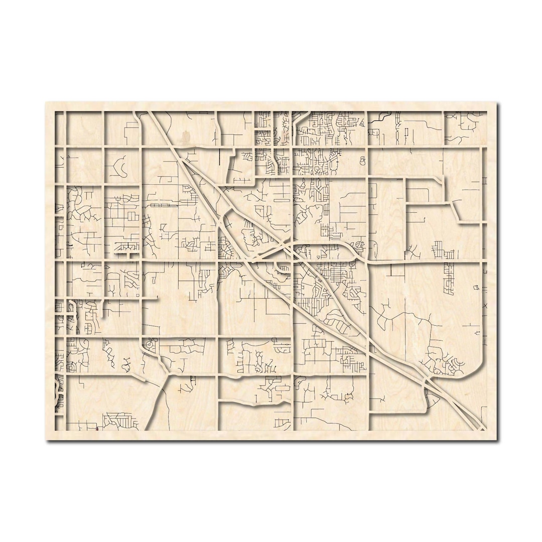 Olive Branch, Ms City Map - Etsy