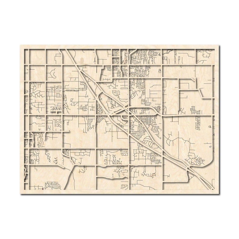 Olive Branch, Ms City Map - Etsy