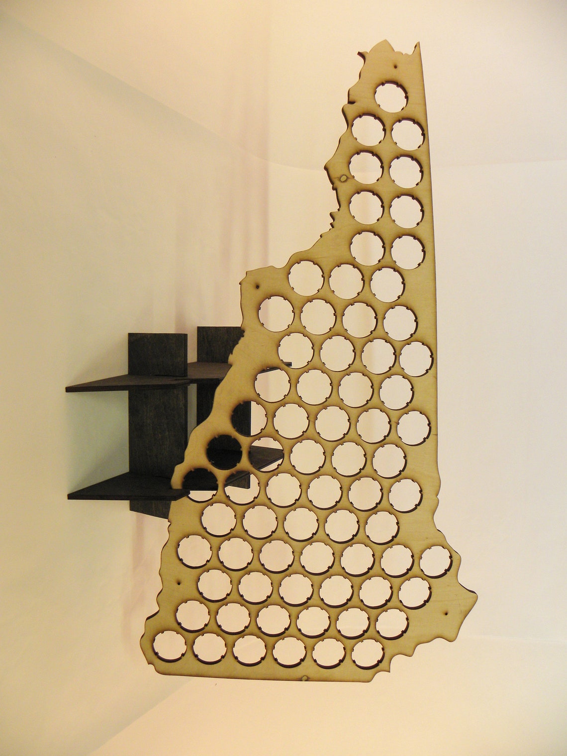 New Hampshire Beer Cap Map - Etsy