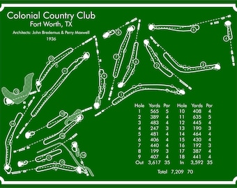 Park Meadows Country Club Golf Course Map, Utah Golf Gifts, Golf Décor ...