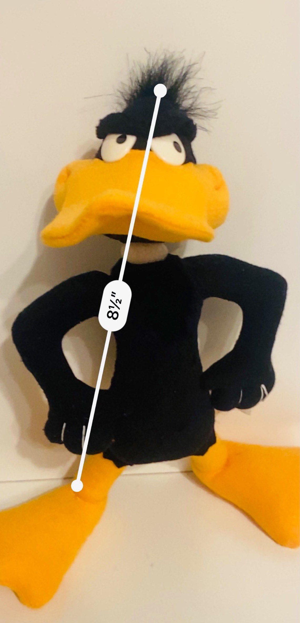 90s Warner Bros Looney Tunes Daffy Duck Plush - Etsy