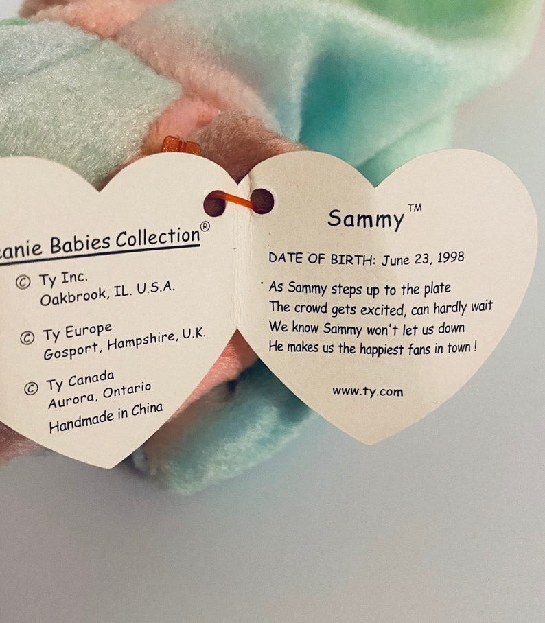 Ty Beanie Baby - Sammy the Bear - Etsy