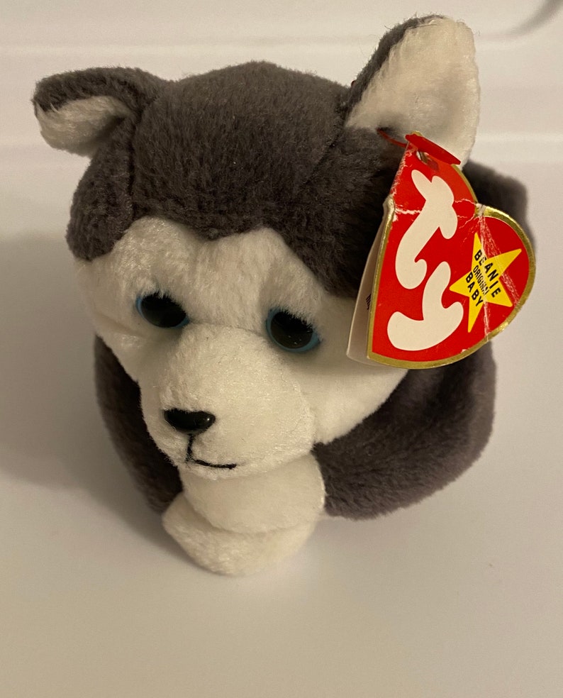 Ty Original Beanie Baby Nanook Husky Dog 1996 Style #4104 P.V.C. Errors ...