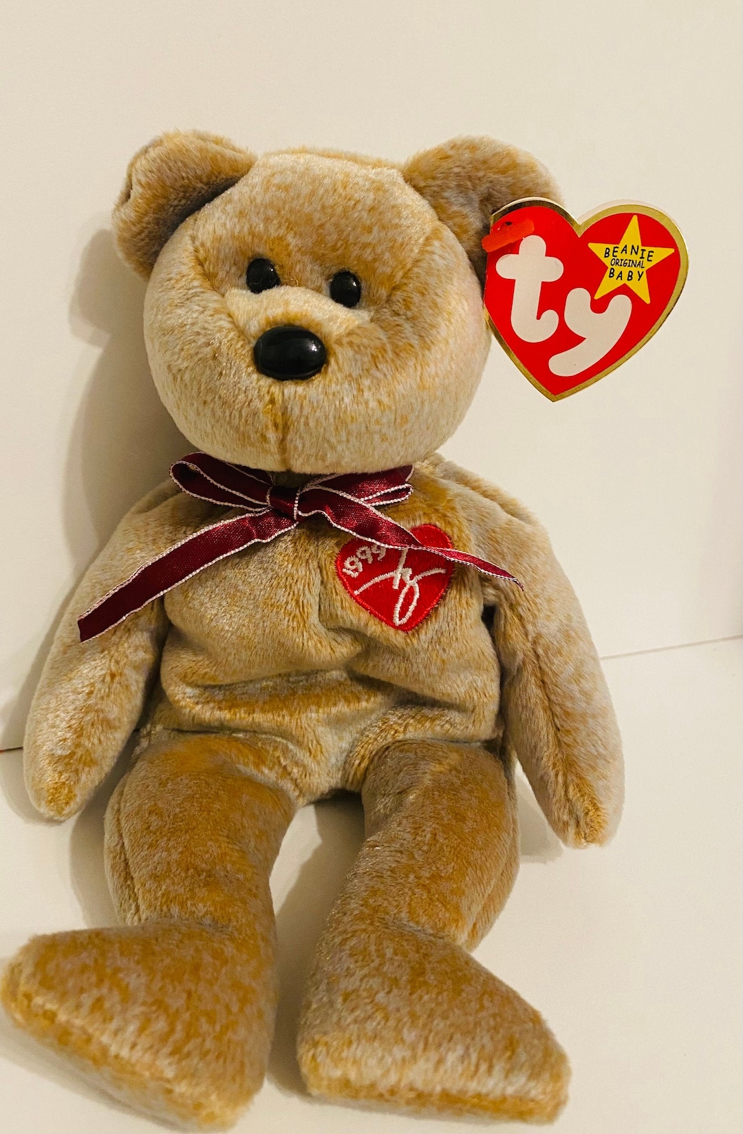 Ty 1999 Signature Bear Beanie Baby - Etsy