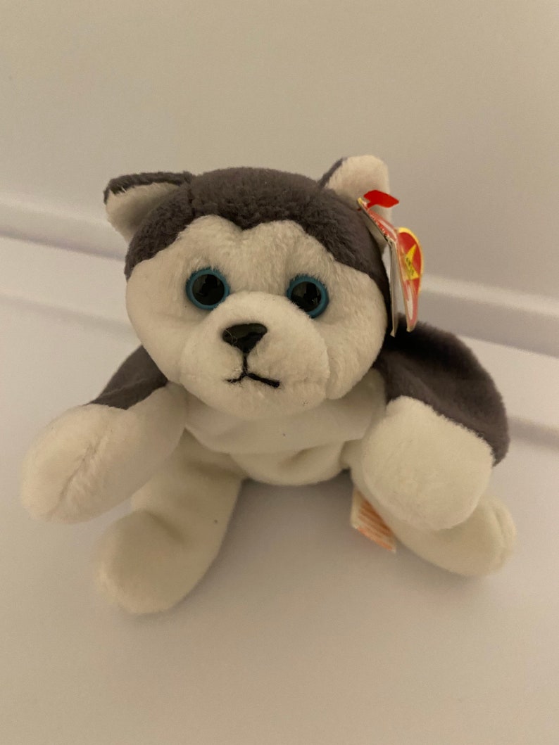 Ty Original Beanie Baby Nanook Husky Dog 1996 Style #4104 P.V.C. Errors ...