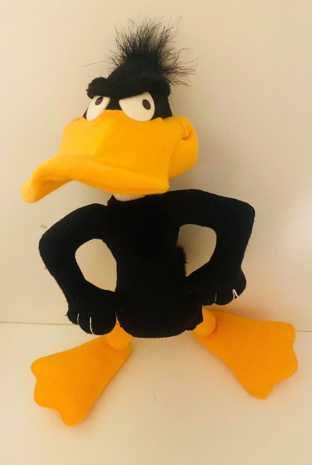 90s Warner Bros Looney Tunes Daffy Duck Plush - Etsy
