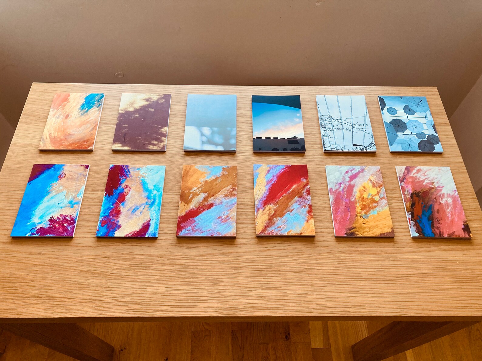 Abstract Art Postcards - Mini Art Prints - A6 - Set of 2 - Envelopes ...