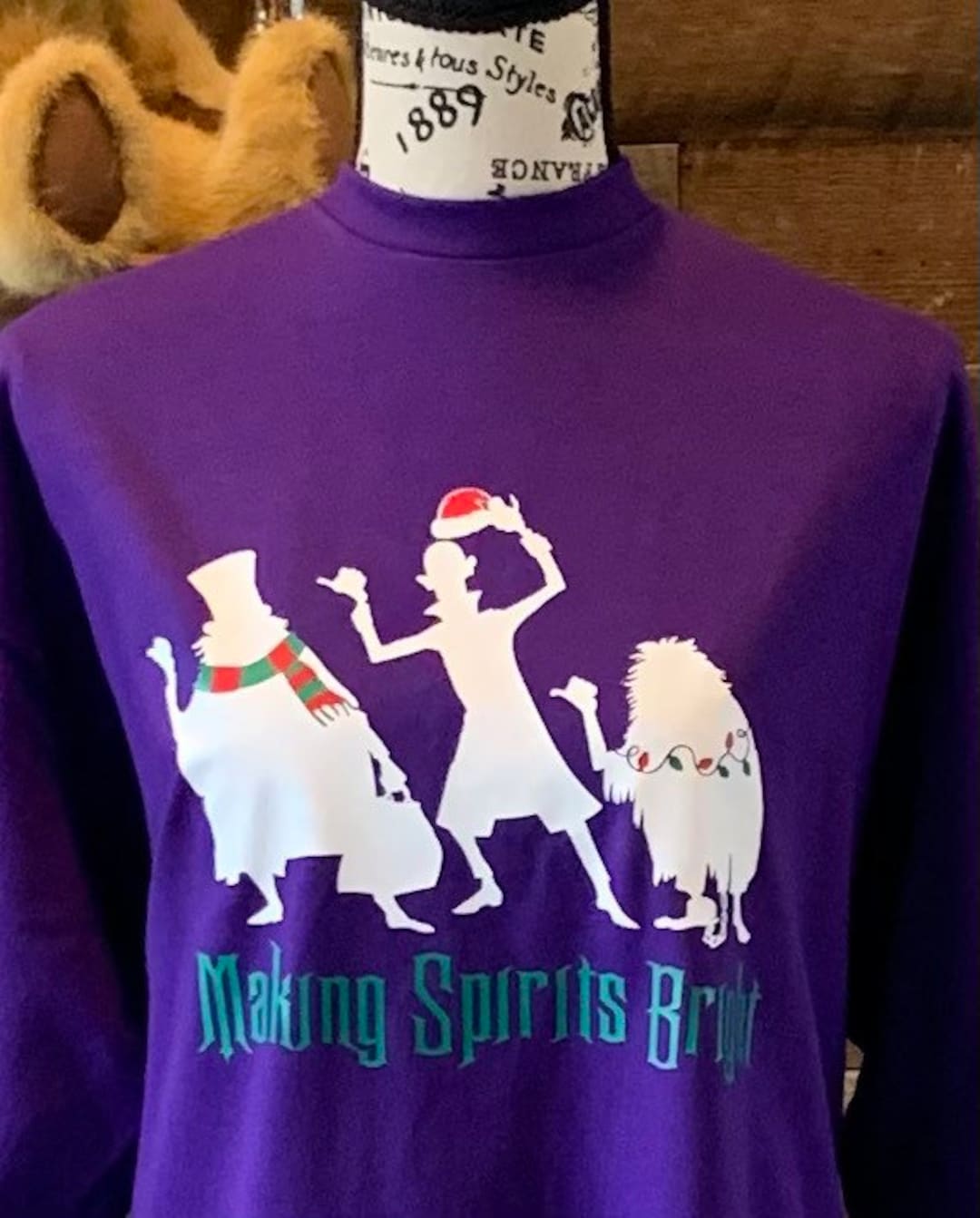 Making Spirits Bright Haunted Mansion Christmas Magic - Etsy