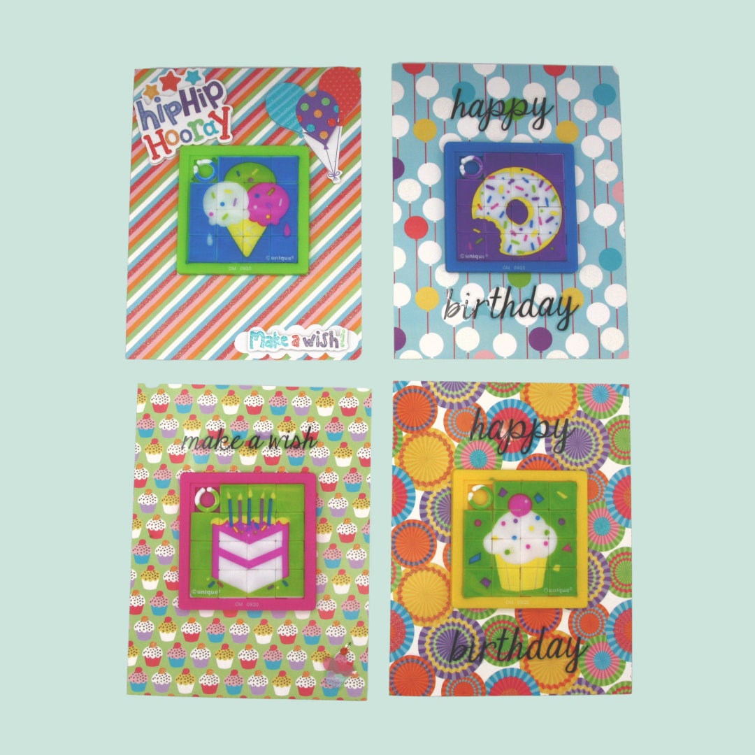 Puzzle Happy Birthday Cards - Etsy
