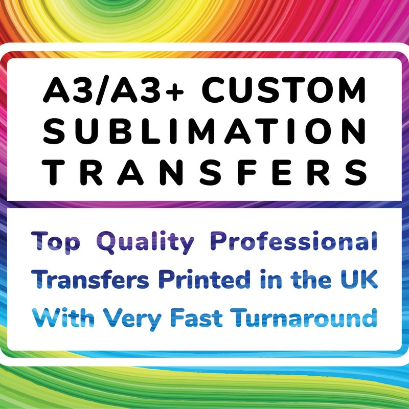Custom Sublimation Print - Etsy