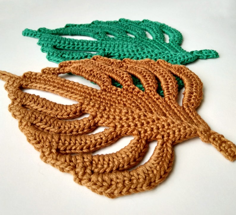 Crochet Pattern Monstera Leaf Crochet Pattern Napkin Cute Etsy Crochet Pattern Monstera Leaf Crochet Pattern Napkin Cute Etsy