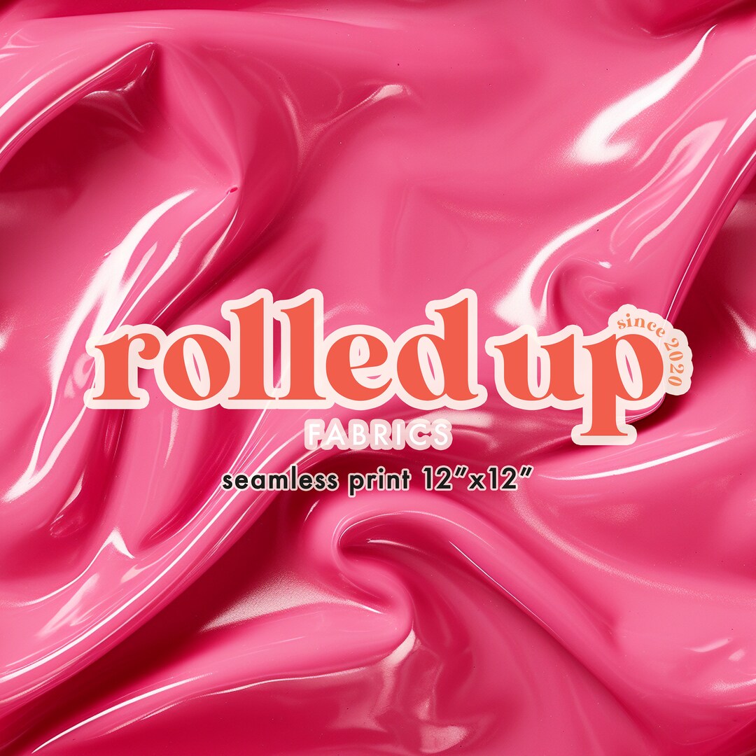 Melted Plastic Effect Seamless Digital Paper, Liquid Hot Pink, Print ...