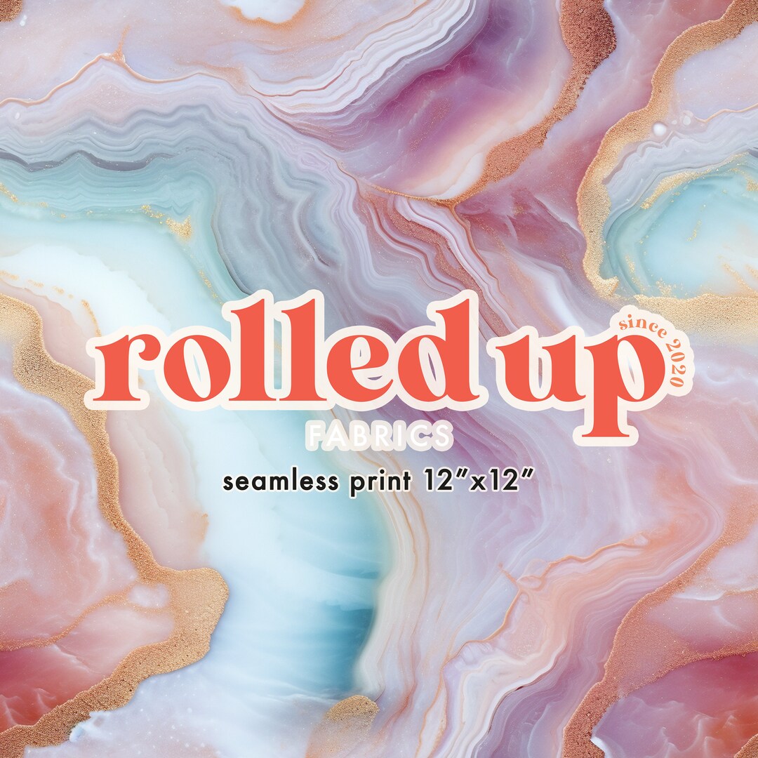Marble Effect Seamless Digital Paper, Pastel Pink Blue Gold Print ...