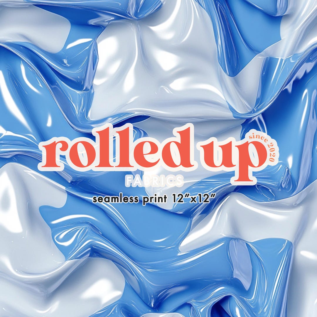 Blue Metallic Seamless Print - Digital Paper, Pastel Blue Print Pattern ...