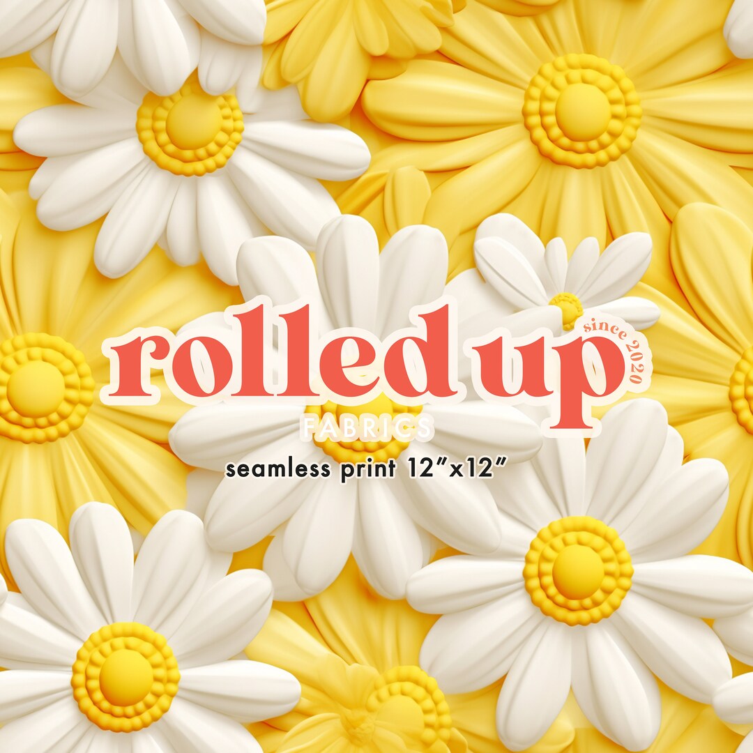 Daisy Flower Seamless Digital Paper Print Pattern, 60's 70's Groovy ...