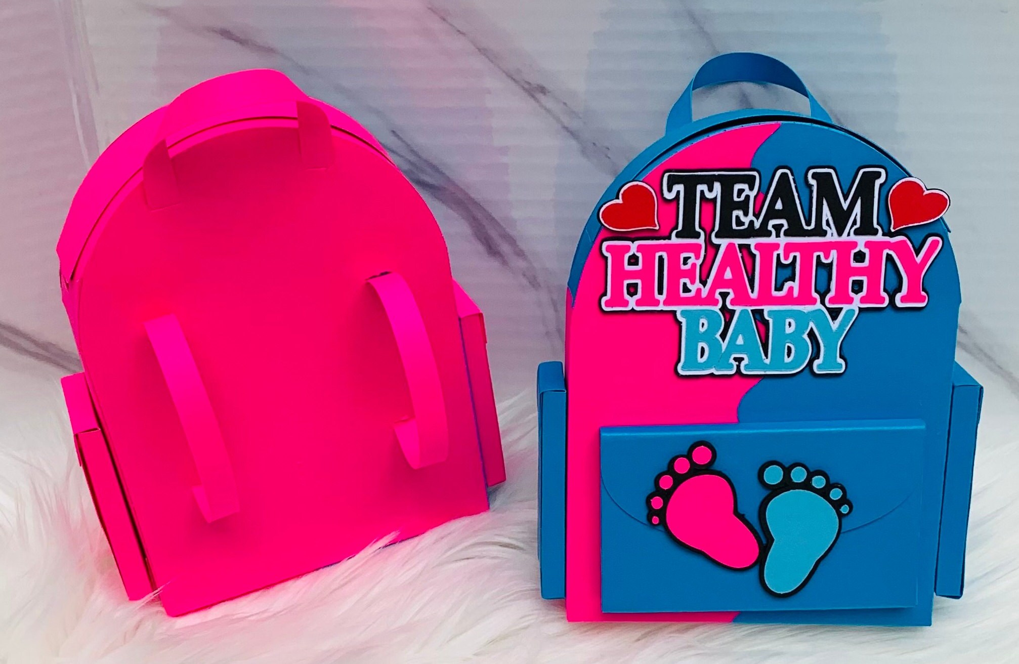 Team Healthy Baby Book Bag Party Favor, Backpack Party Favor, Party ...