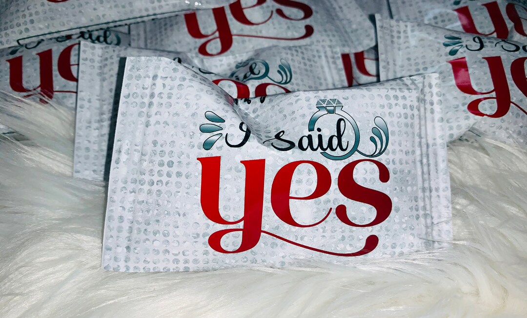 I Said Yes Ring Pop Party Favors, Engagement Party Favors, Bridal Party ...