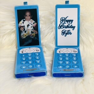 3D Flip Phone, PDF SVG, Cardstock Cellphone Case SVG, Party Favor Svg ...