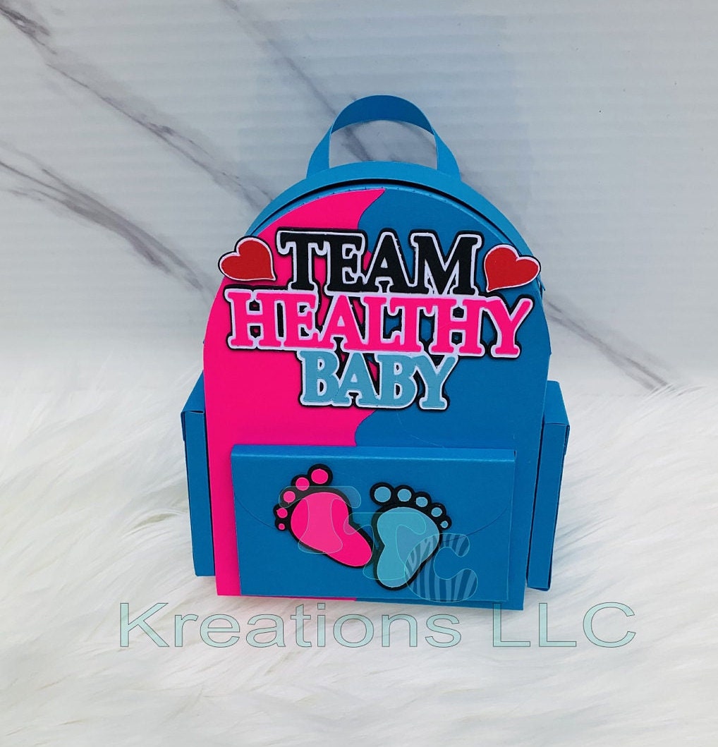 Team Healthy Baby Book Bag Party Favor, Backpack Party Favor, Party ...