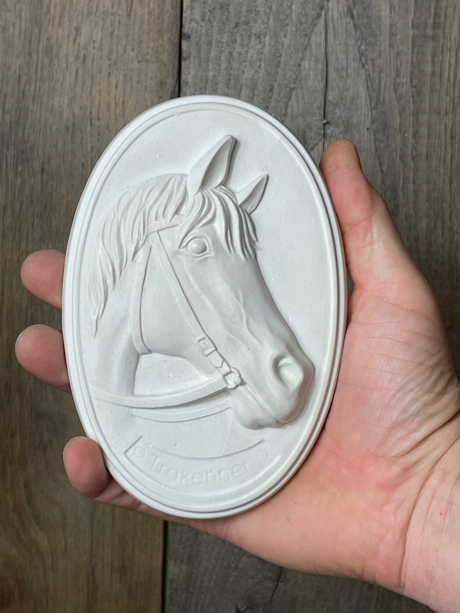 Trakehner , Plaster Plaque, Wall Art , Horse , Stables , Gift , Plaster ...