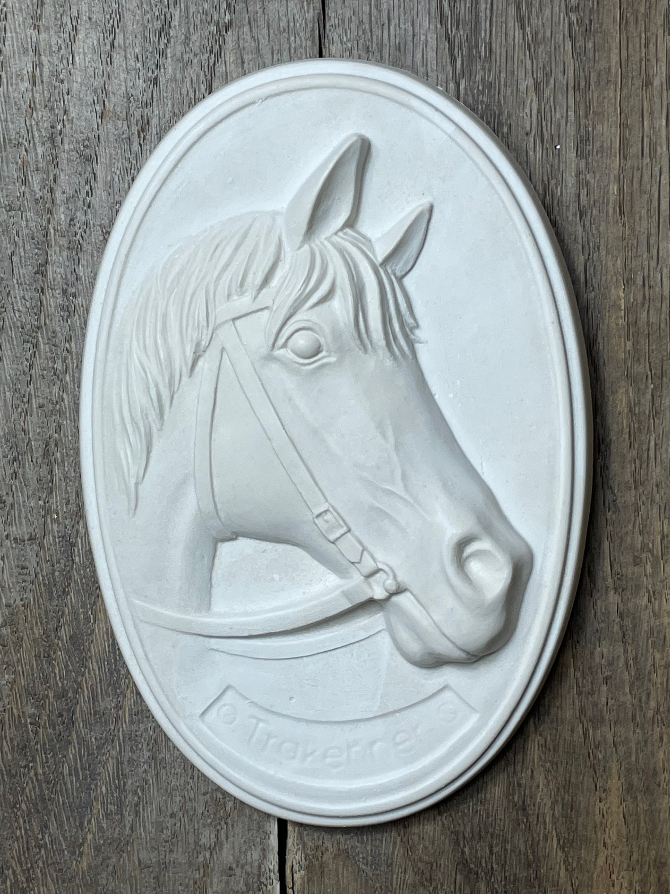 Trakehner , Plaster Plaque, Wall Art , Horse , Stables , Gift , Plaster ...