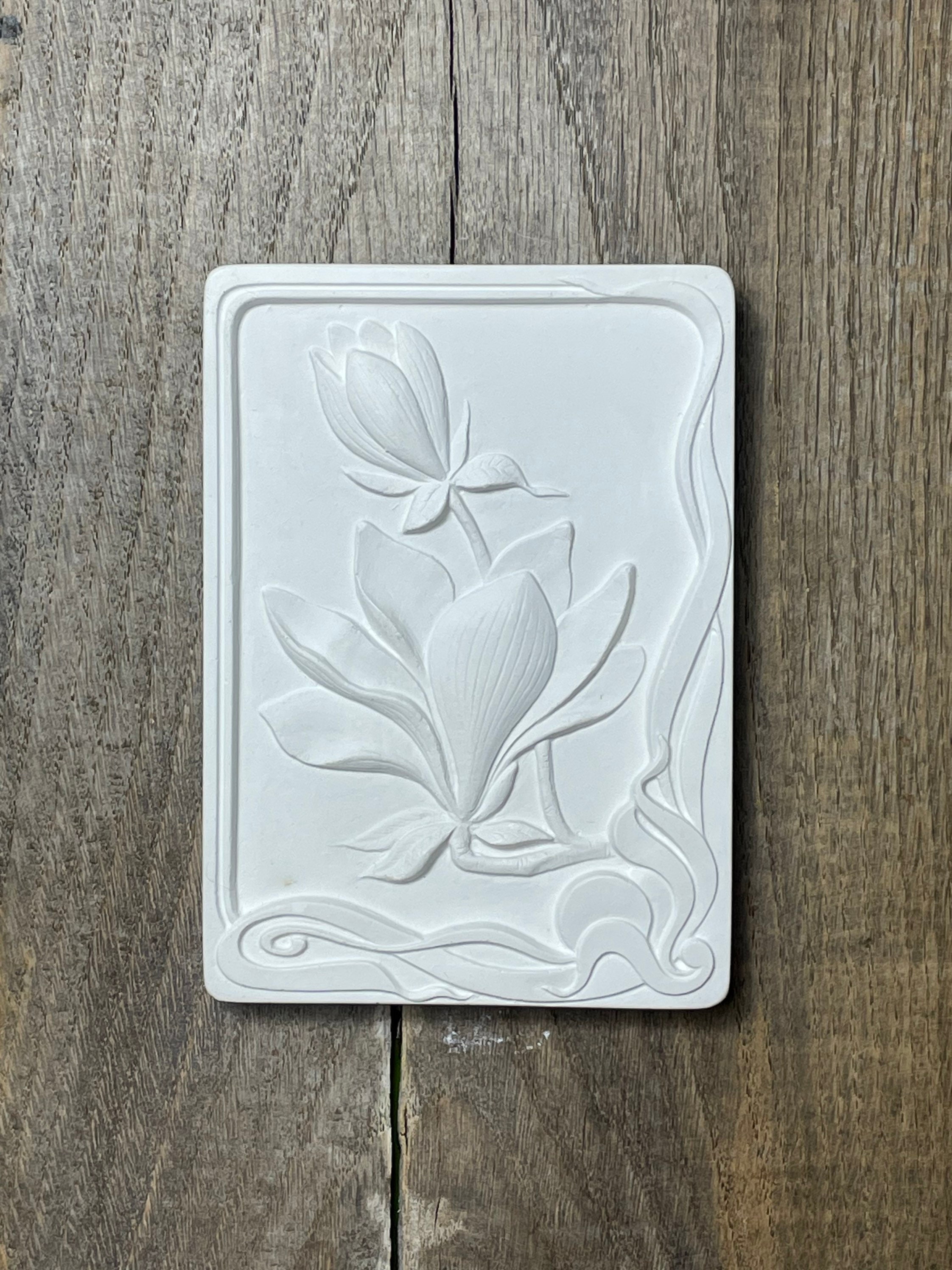 Lilly Flowers , Plaster Plaque , Wall Art , Garden , Gift , Plaster ...