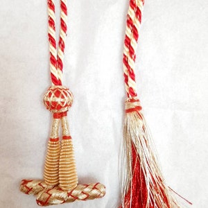 Adjustable Handmade Red Necklace Thread | Indian Necklace Jewelry Cord ...