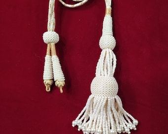 Adjustable Handmade Golden Necklace Thread Indian Necklace - Etsy