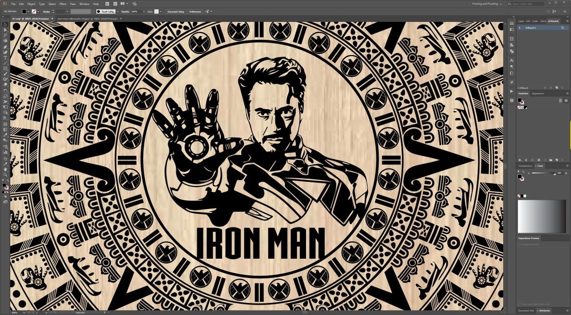 Iron Man Marvel V3 Like Aztec Calendar 2021. Vector Dxf - Etsy Canada