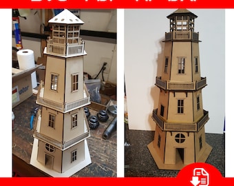 Laser File Lighthouse - Etsy