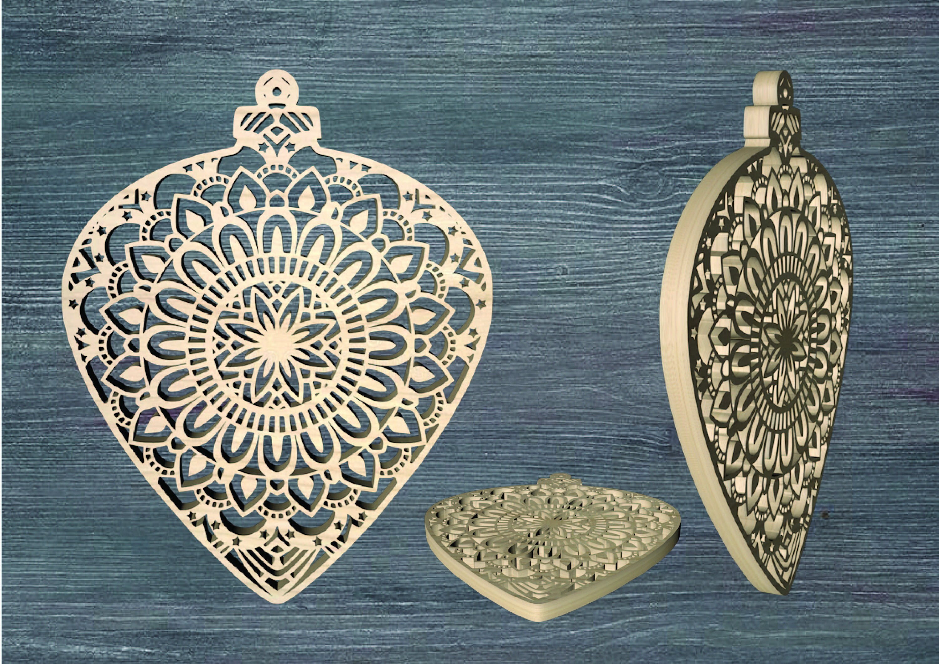 Tree Balls Mandala Digital Download Svg Eps Png Cdr - Etsy