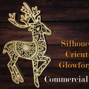 ELk mandala, Descarga digital, Svg, Eps, Png, Cdr, Dxf, Licencia ...