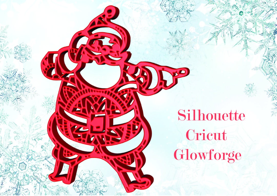 Santa Mandala , Digital Download Svg , Eps , Png , Cdr , Dxf ...