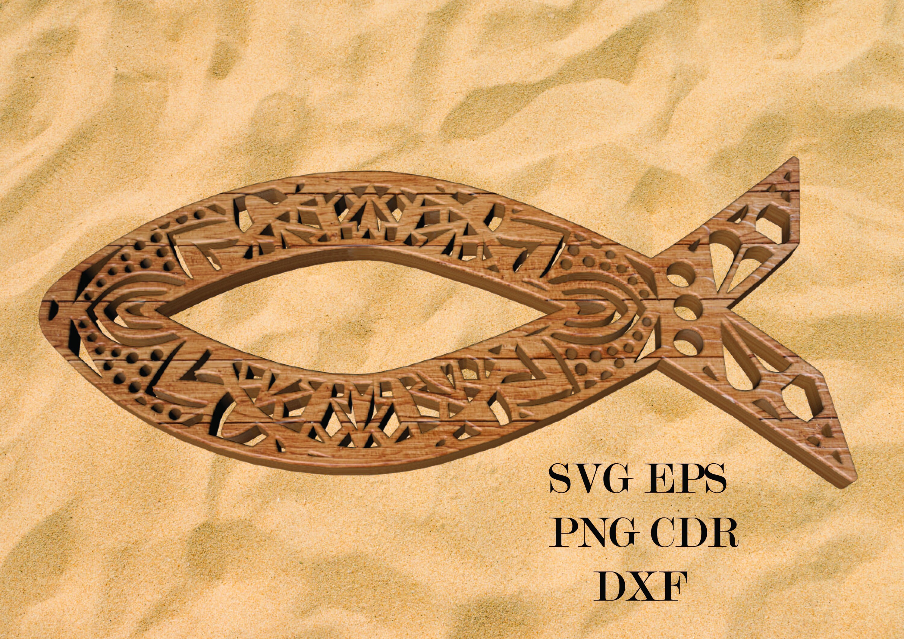 Ichthys , Digital Download , Svg , Eps , Png , Cdr , Dxf , Commercial ...