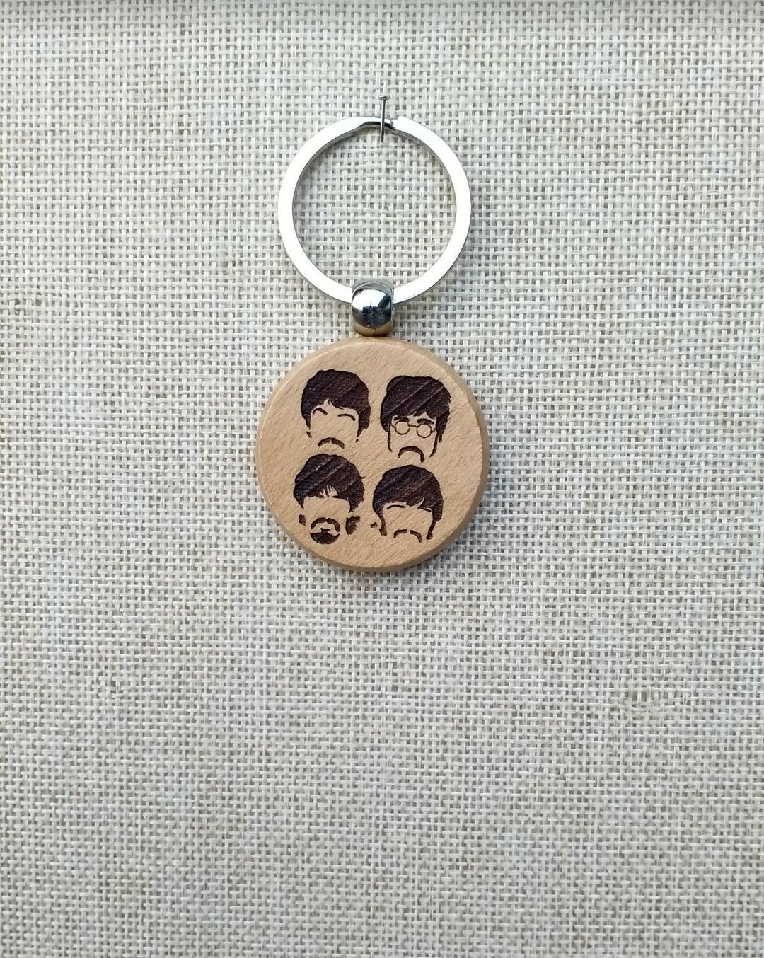 The Beatles Keychain, the Beatles, Personalized, Keychain, Personalized ...