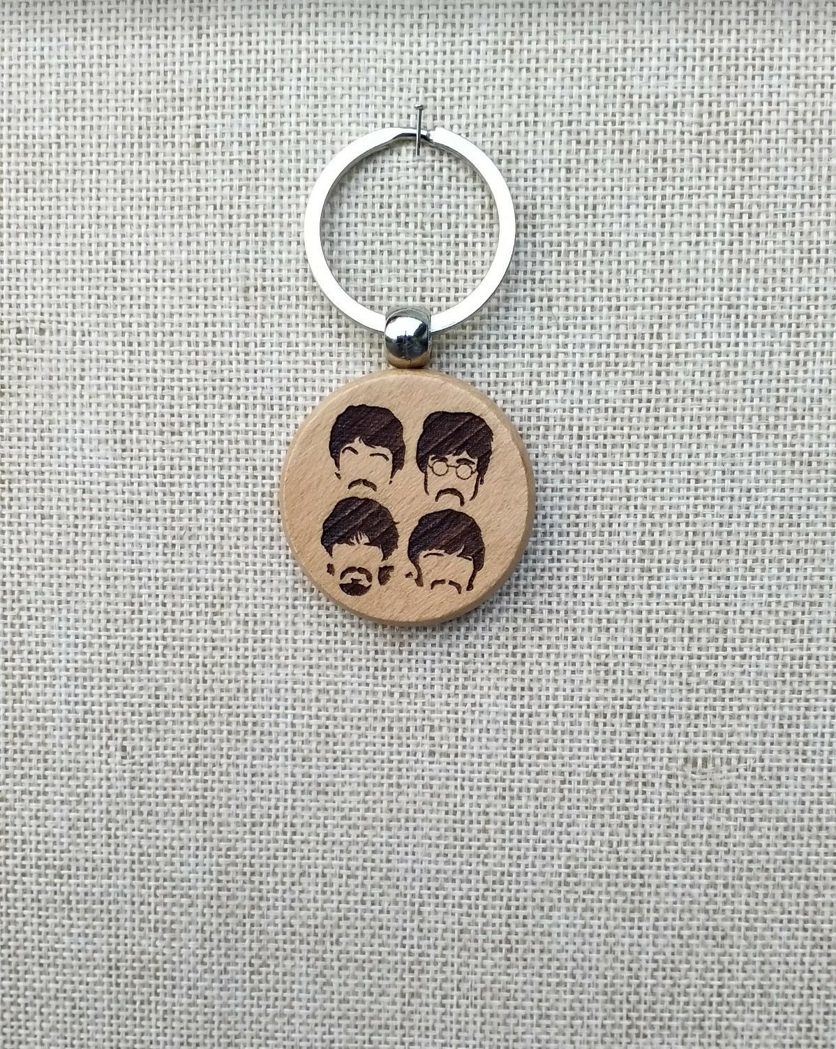 The Beatles Keychain the Beatles Personalized Keychain - Etsy