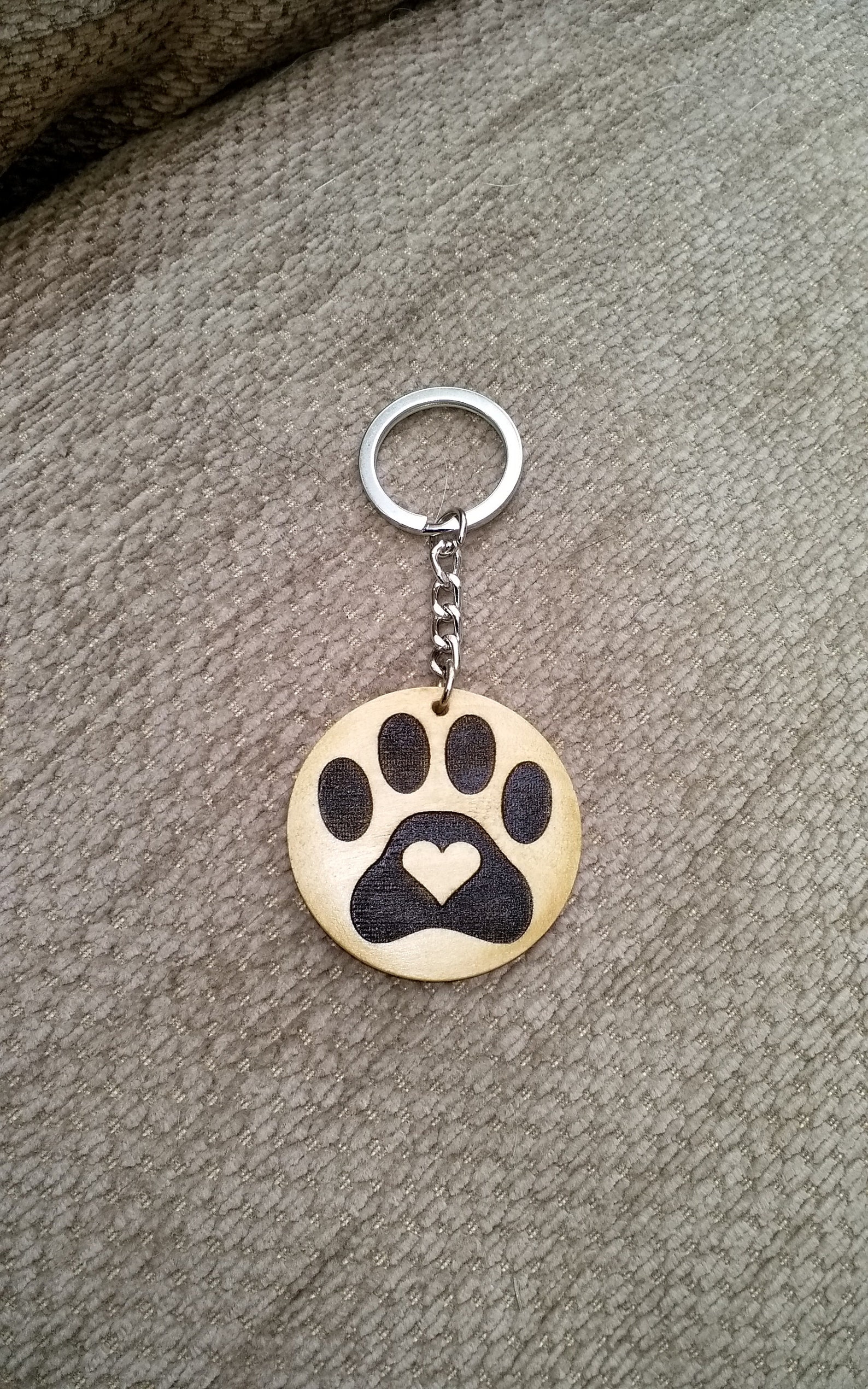 Paw key ring Dog's paw Cat's paw Personalized key | Etsy